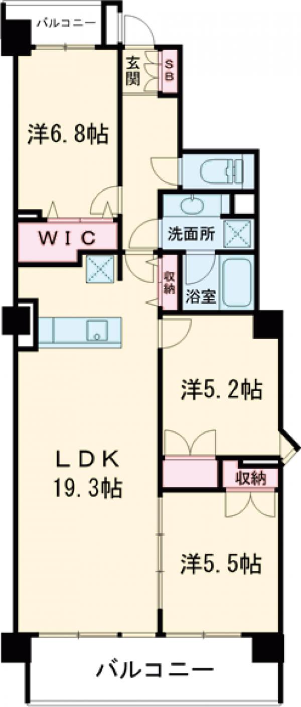 山王ガーデンハイツ 308号室(大森駅/6階/3LDK)の賃貸物件(賃貸マンション)【ハウスコム】