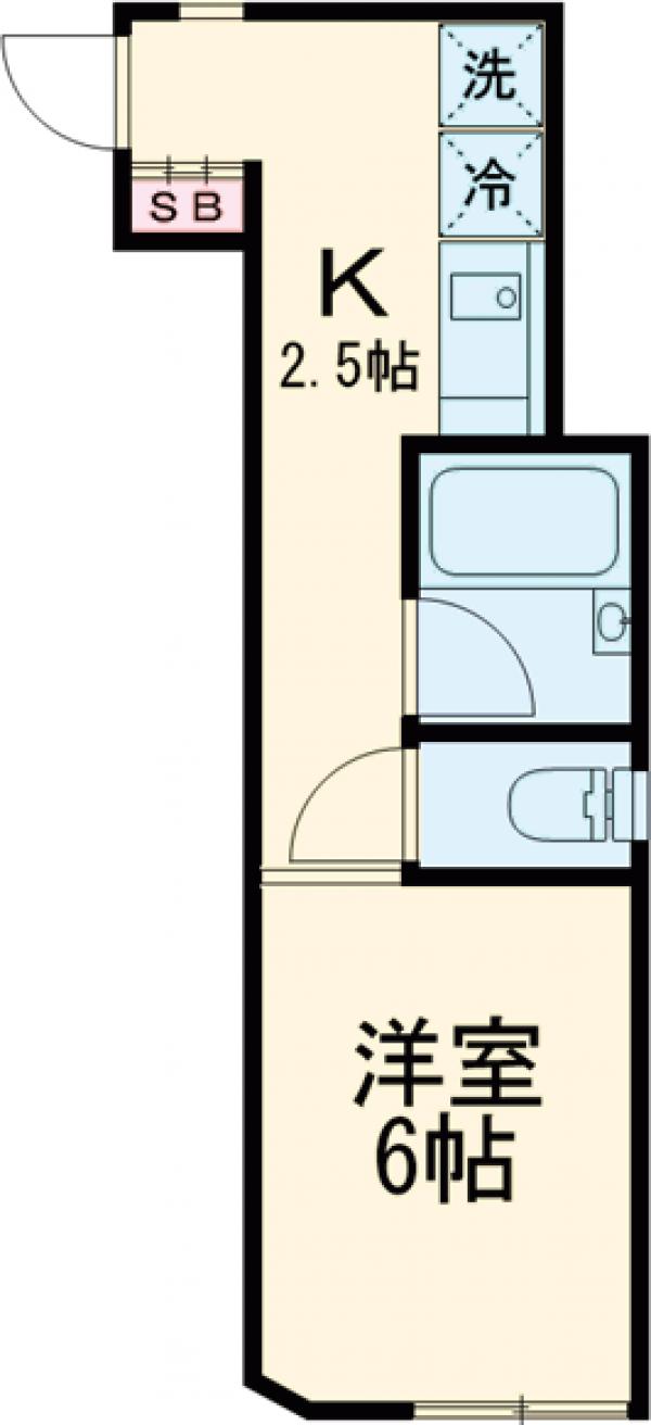 鈴木ハウス 101号室(尾山台駅/1階/1K)の賃貸物件(賃貸アパート)【ハウスコム】