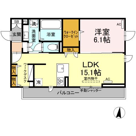 ヴィラ胡蝶 301号室(豊橋駅/3階/1LDK)の賃貸物件(賃貸アパート)【ハウスコム】