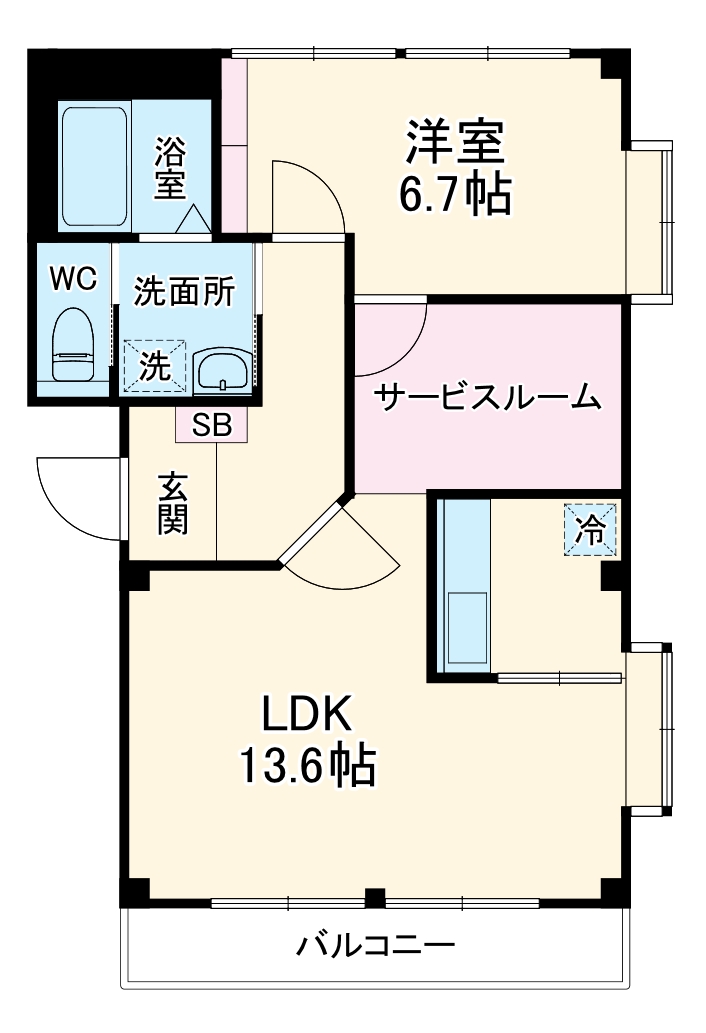 コーポ和泉Ⅲ 102号室(上小田井駅/1階/1SLDK)の賃貸物件(賃貸マンション)【ハウスコム】
