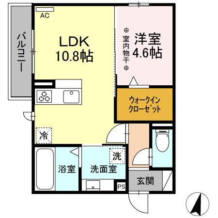 仮）D－room治郎丸 301号室(国府宮駅/3階/1LDK)の賃貸物件(賃貸アパート)【ハウスコム】