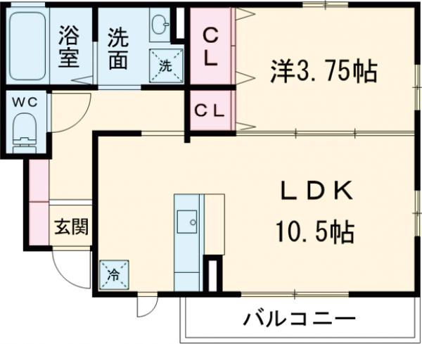 ボヌール E 101号室(上石神井駅/1階/1LDK)の賃貸物件(賃貸アパート)【ハウスコム】