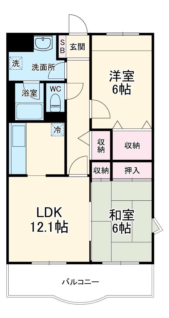 ラ カーサ マローネ 301号室(原市駅/3階/2LDK)の賃貸物件(賃貸マンション)【ハウスコム】