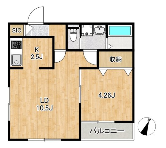 FUJISTA所沢18 301号室(西所沢駅/3階/1LDK)の賃貸物件(賃貸アパート)【ハウスコム】