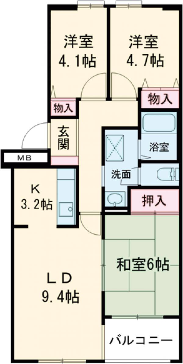 ル・ヴェルト調布 102号室(調布駅/1階/3LDK)の賃貸物件(賃貸マンション)【ハウスコム】