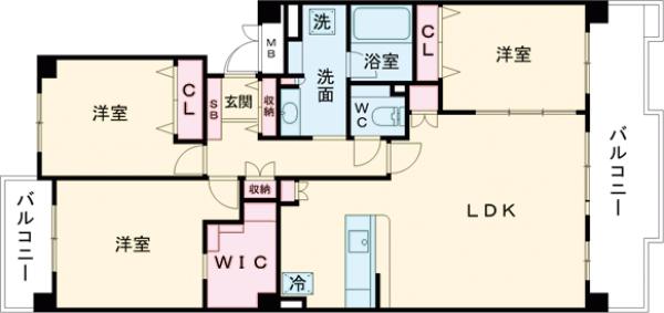 清新中央ハイツ 202号室(西葛西駅/2階/3LDK)の賃貸物件(賃貸マンション)【ハウスコム】