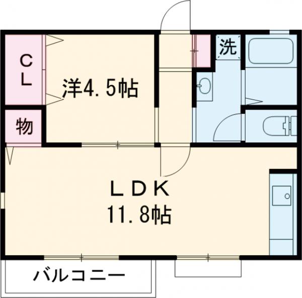 クレスト桜台 102号室(桜台駅/1階/1LDK)の賃貸物件(賃貸アパート)【ハウスコム】