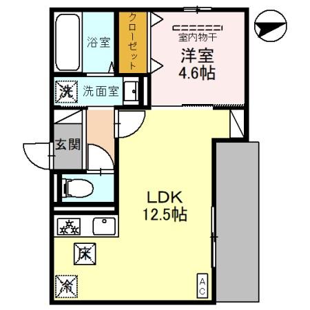 (仮)D-room高槻辻子PJ 203号室(高槻市駅/2階/1LDK)の賃貸物件(賃貸アパート)【ハウスコム】