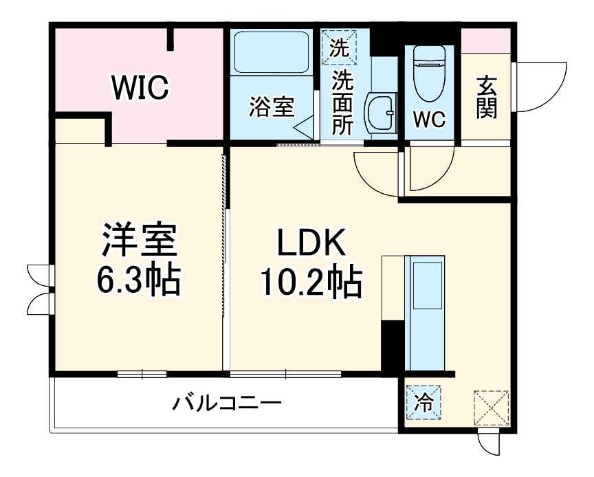 リベルタ 301号室(久地駅/3階/1LDK)の賃貸物件(賃貸アパート)【ハウスコム】