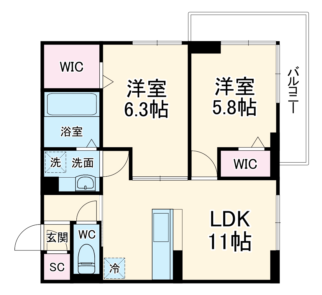 メルヴェイユ 201号室(梶が谷駅/2階/2LDK)の賃貸物件(賃貸アパート)【ハウスコム】